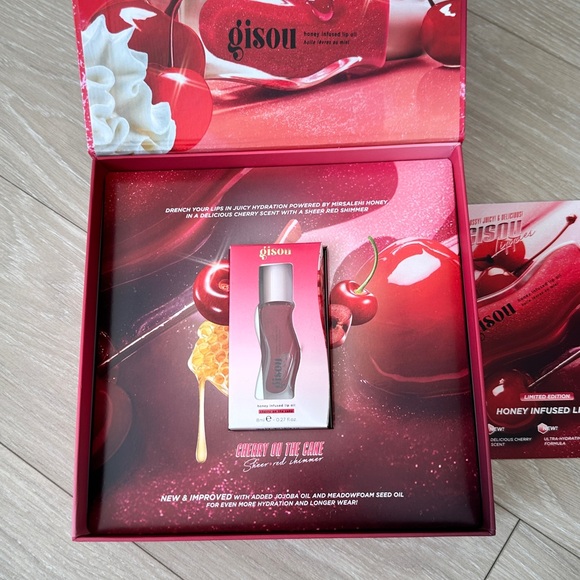 gisou | Makeup | Gisou Cherry Lip Oil Set | Poshmark